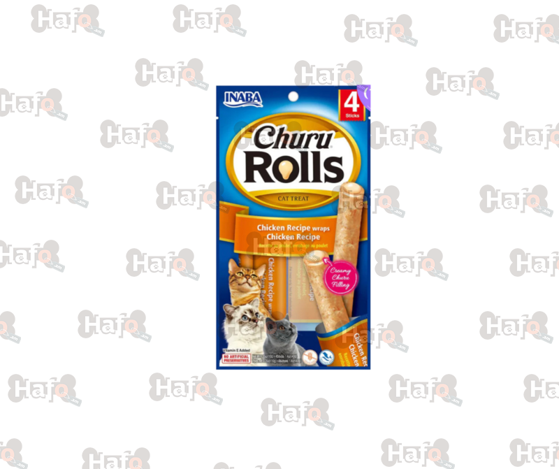 Churu Rolls, հավով լցոնված ձողիկներ կատուների համար - Hafo.am